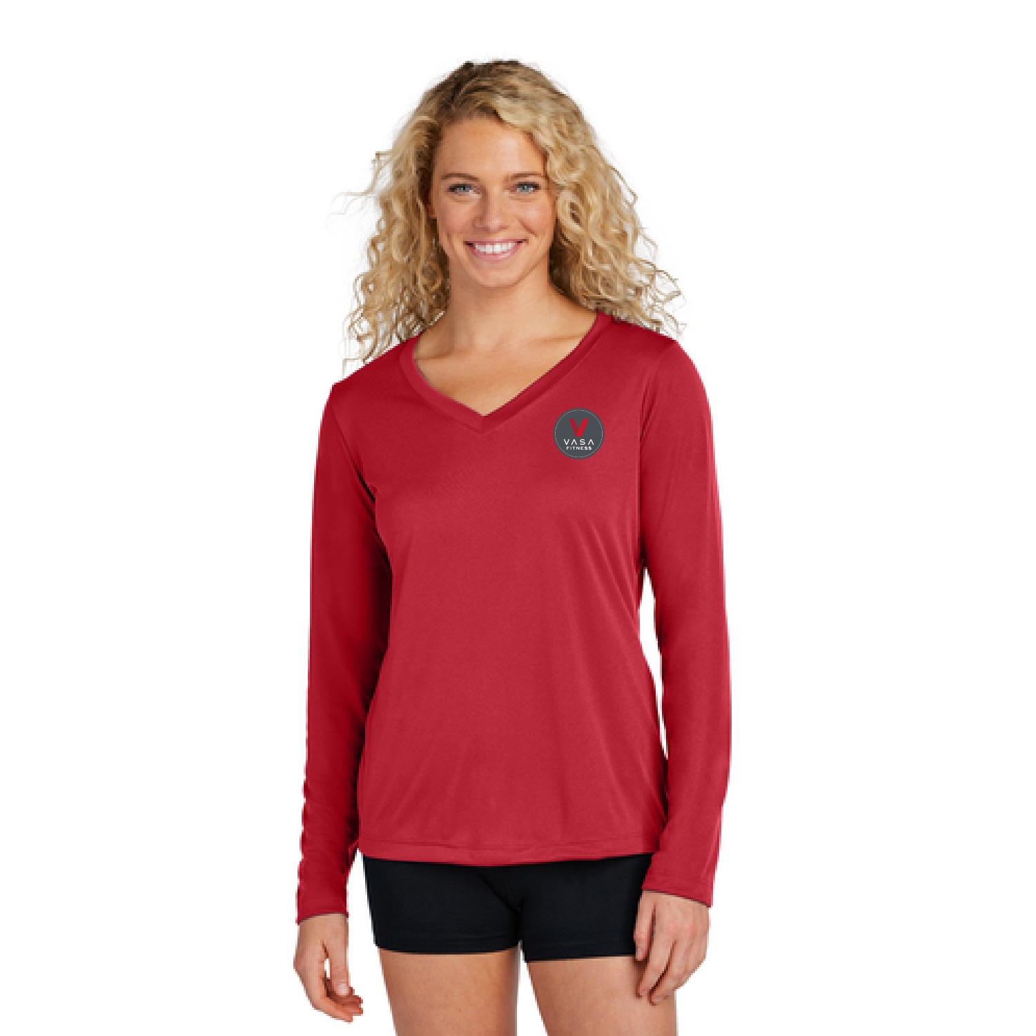 Ladies Long Sleeve Locker Tee - COACH - VASA Uniforms